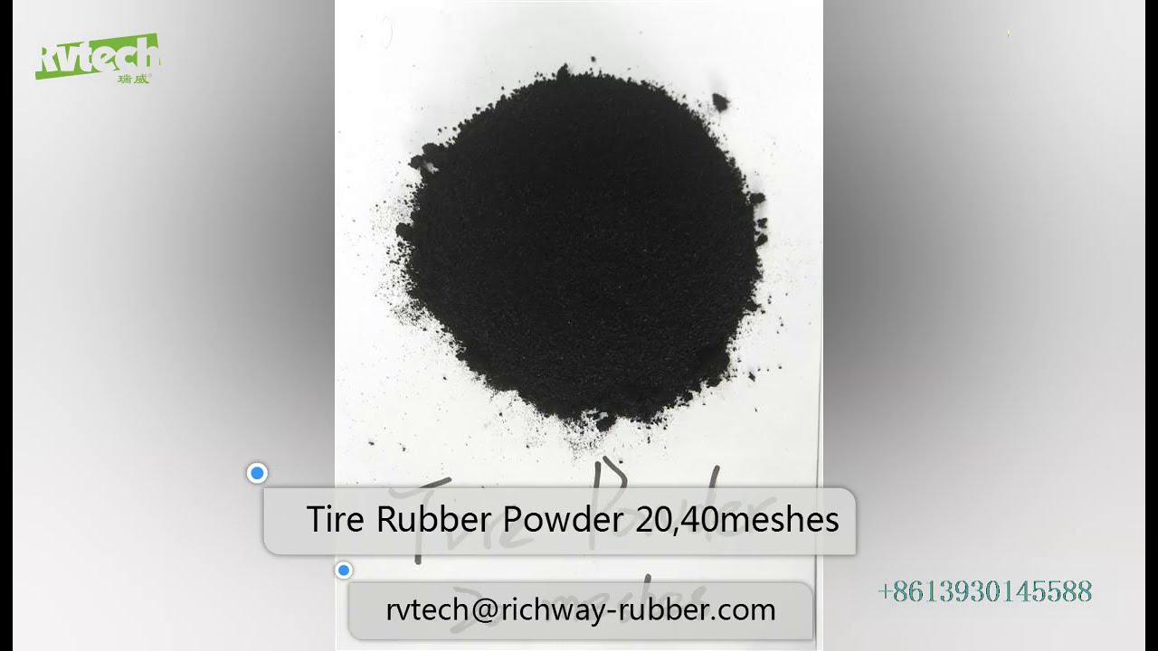 Tire Rubber Powder Recycling Process by RV-Tech - YouTube