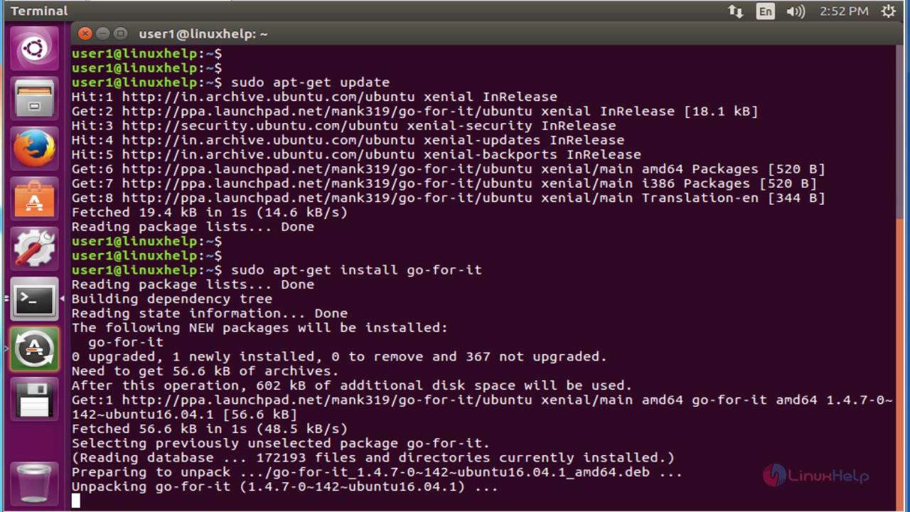 How to install Go For It in Ubuntu - YouTube