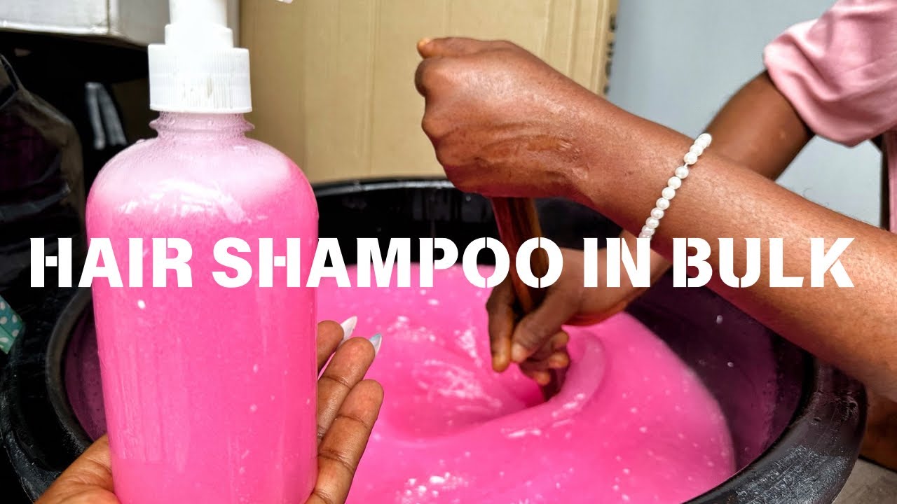 HOW TO MAKE HAIR SHAMPOO IN BULK FOR BUSINESS | HOWTO MAKE HAIR SHAMPOO ...