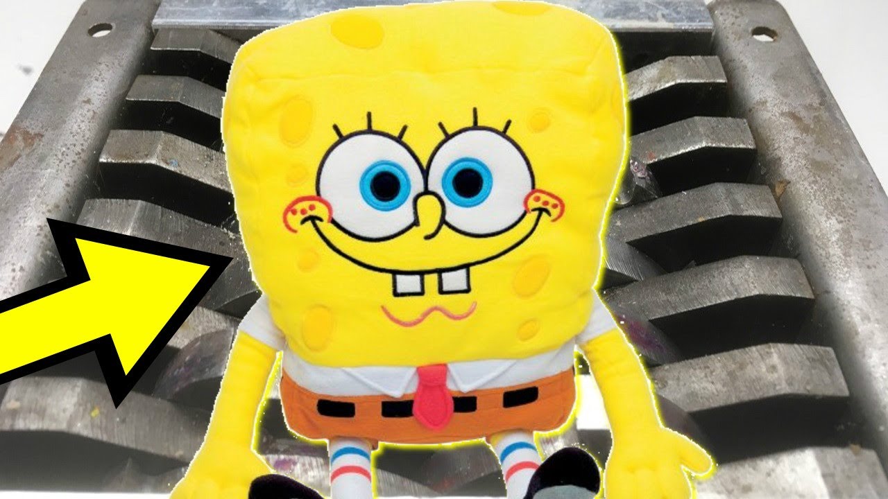 Shredding SpongeBob SquarePants! OH THE HORROR! | shredding toys - YouTube