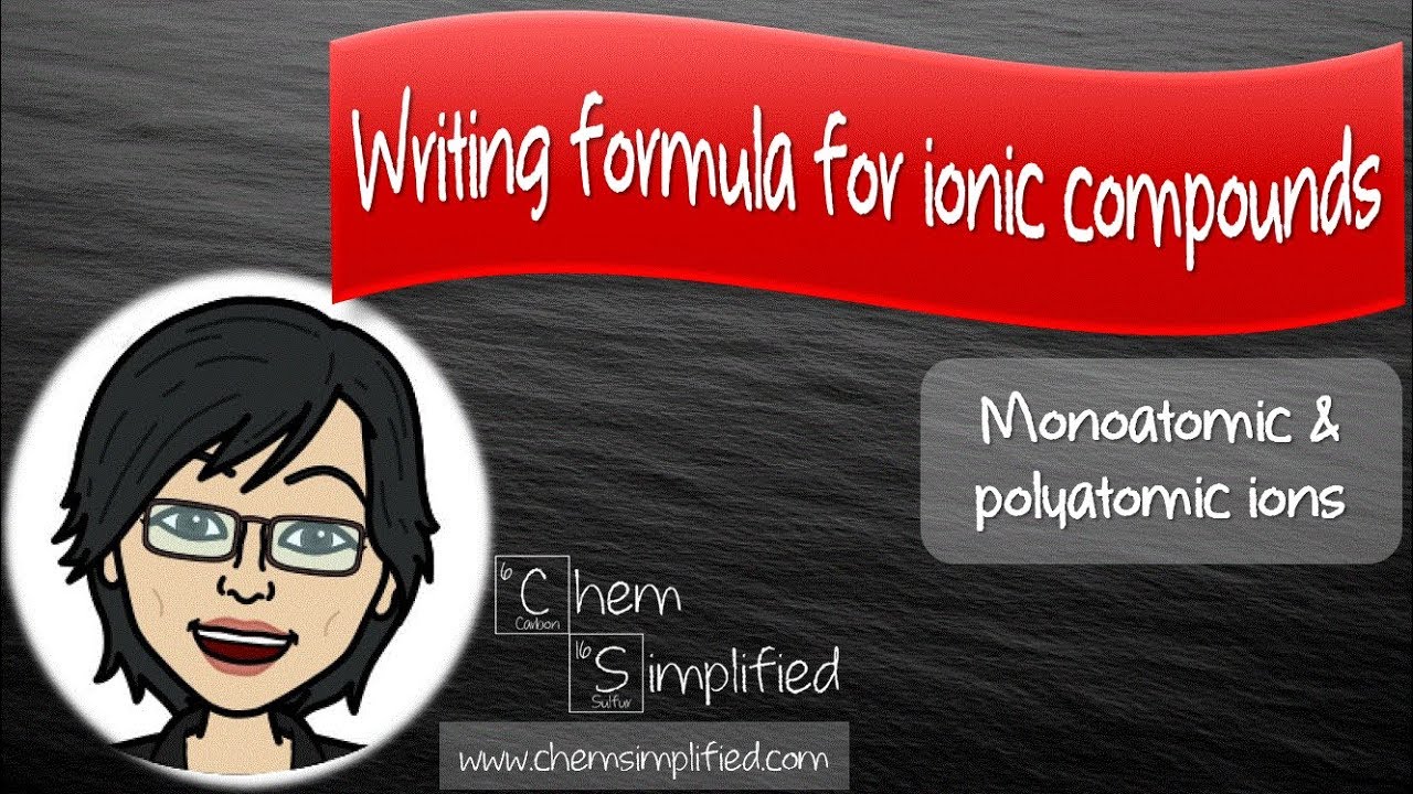 How to Write formula for ionic compounds | FREE course LIMITED TIME ...