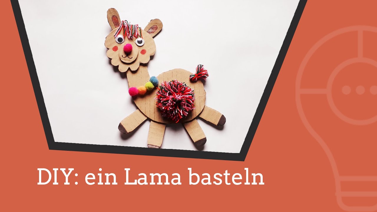 🦙 DIY: ein Lama basteln 🦙 - YouTube