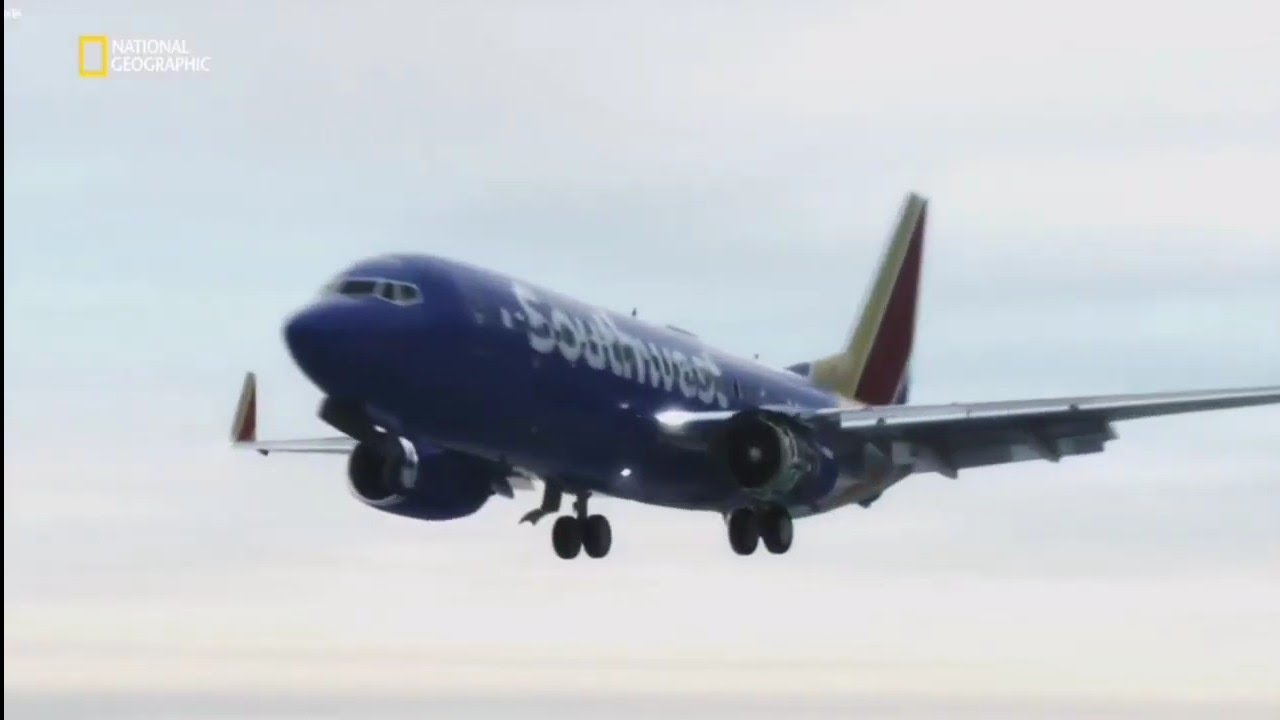 Southwest Airlines Flight 1380 - Landing Animation - YouTube