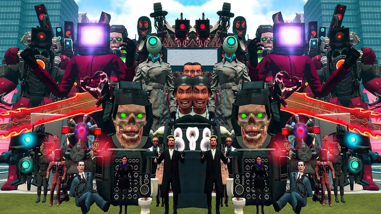 EXPLOSIVE BARRELS Skibidi Toilet 65 VS CAMERA AND SPEAKER TITAN vs ...