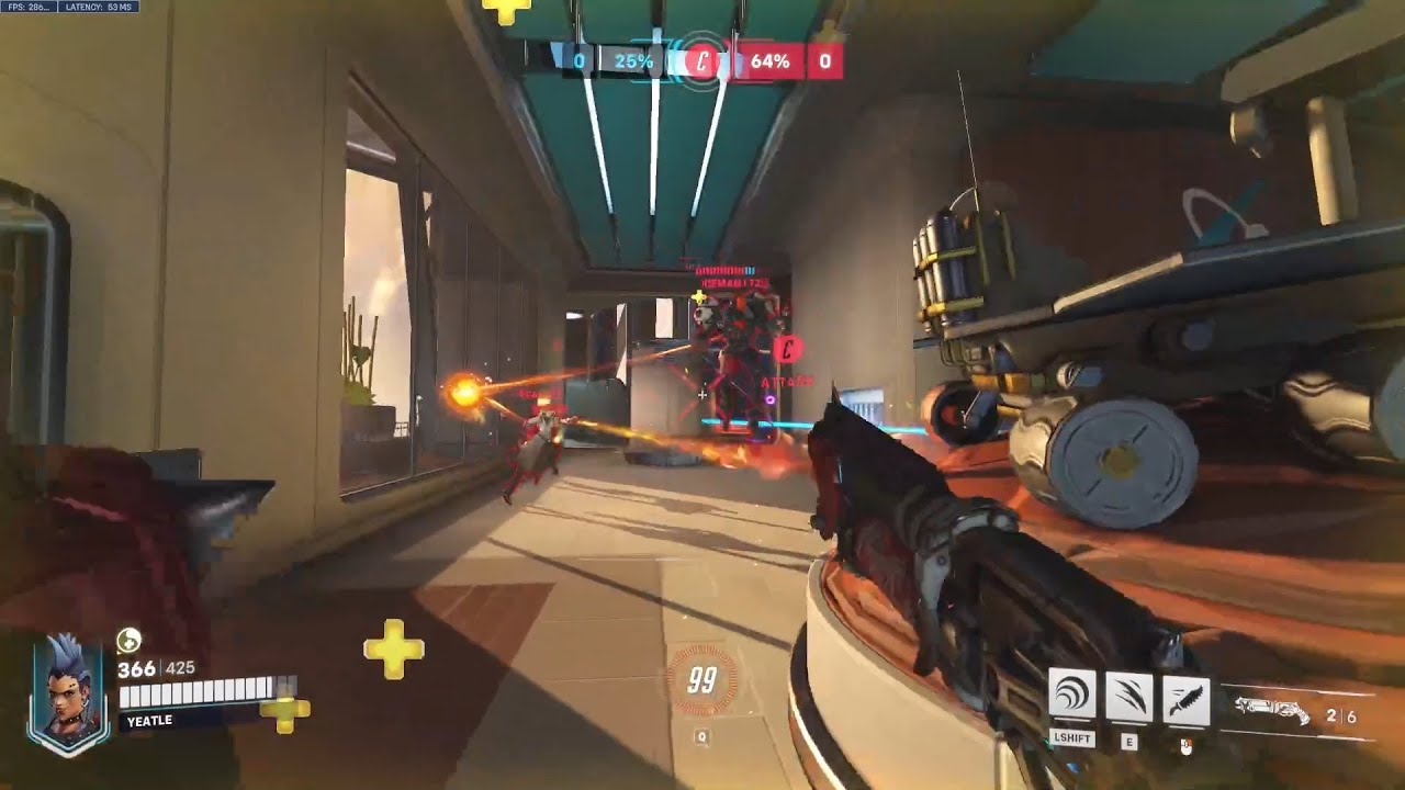 YEATLE JUNKER QUEEN MAIN GAMEPLAY OVERWATCH 2 BETA - YouTube