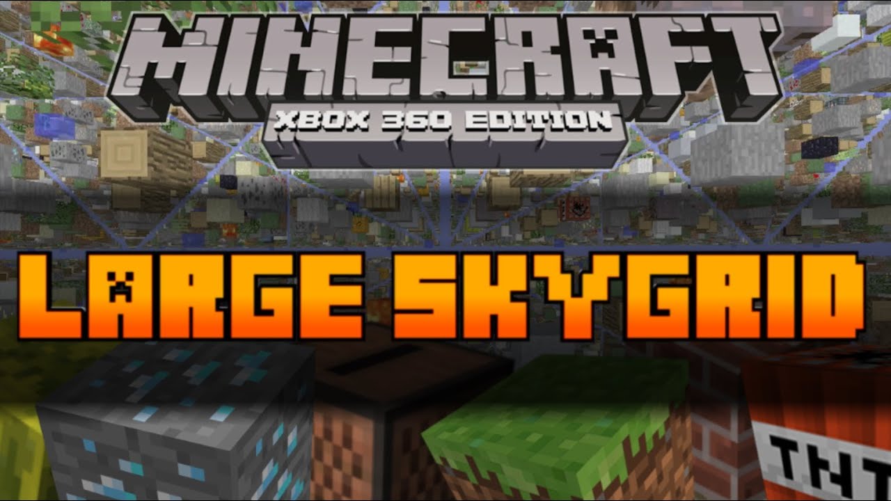 Minecraft (Xbox 360) PVP Map: Large Skygrid [Download In Description ...