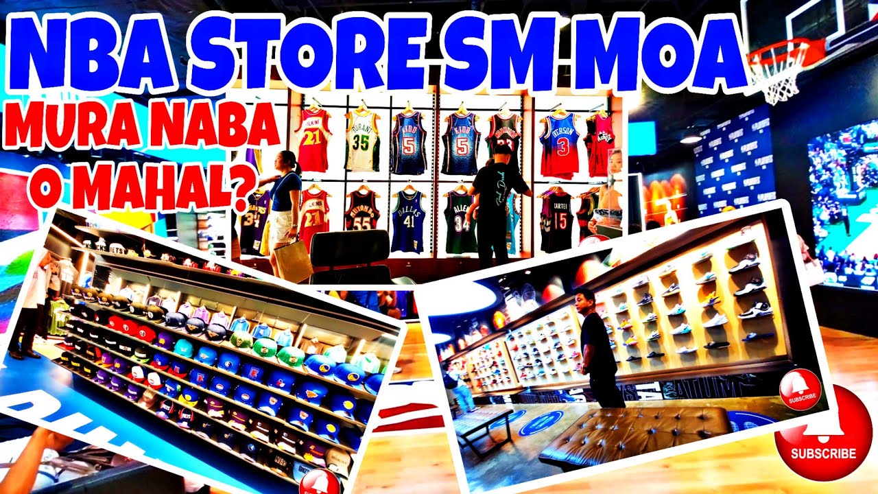 NBA STORE SM MOA MAGNAHAL NGA BA O NAGMURA NA? MGA NBA JERSEY AT ...
