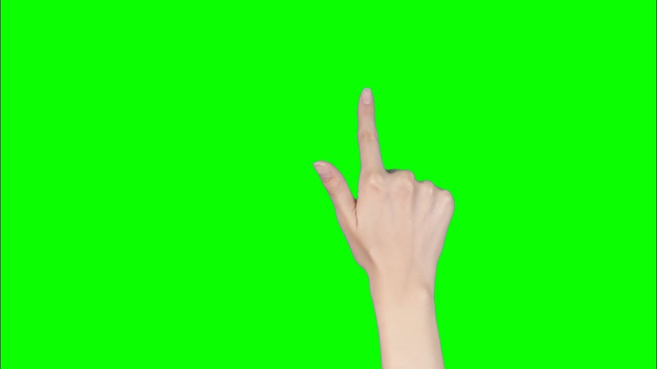 Green screen effects = Finger tap , swipe ,up and down - YouTube