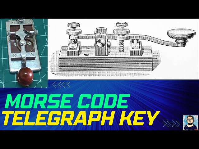 Vintage Children39s Game Morse Code Telegraph Key Video