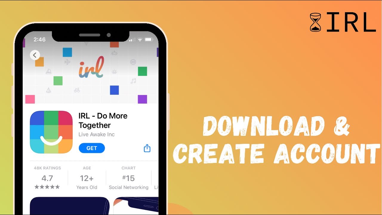 How to Download IRL App & Sign Up IRL | Make IRL Account 2021 - YouTube
