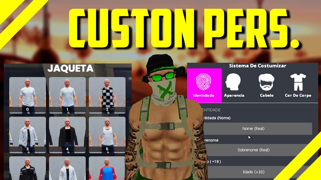 CUSTOMIZAÇAO de PERSONAGEM┃Mods MTA #34 - YouTube