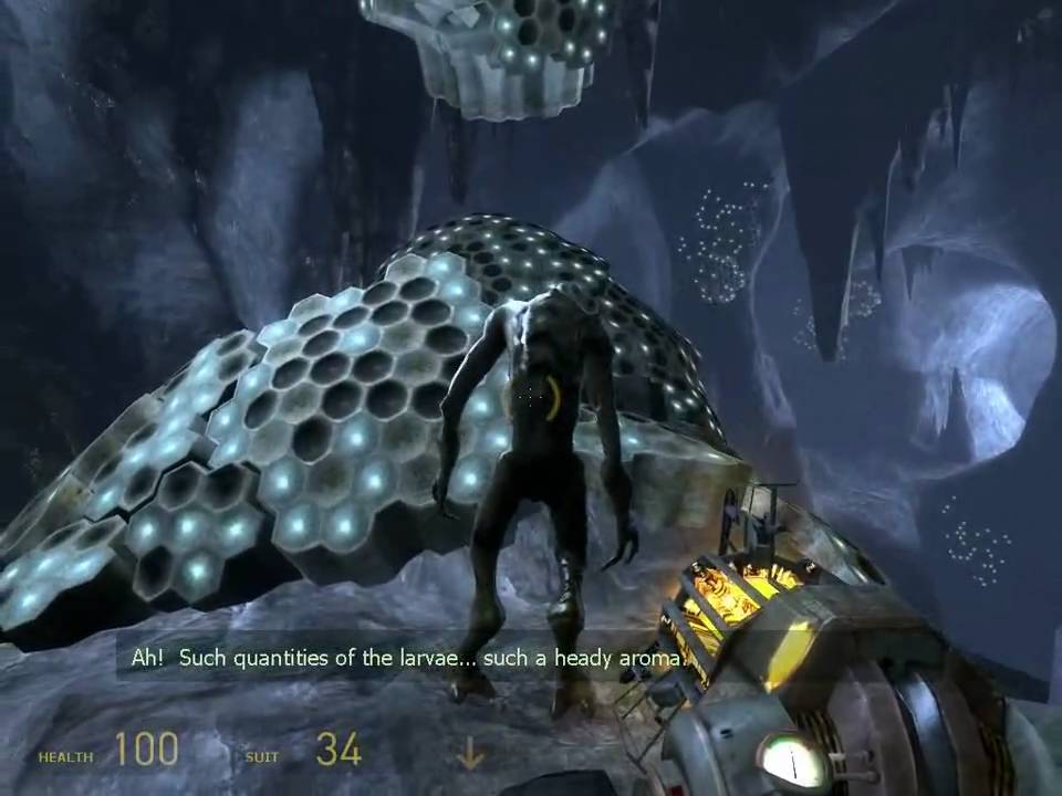 Half Life 2 - Episode Two - vortessence extraction + Gman cut scene ...