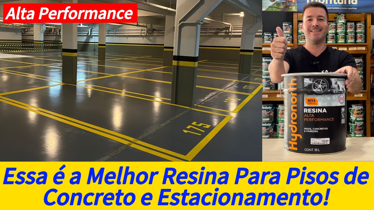 Essa é A Melhor Resina de Alta Performance Para Pintar Garagens e Pisos ...