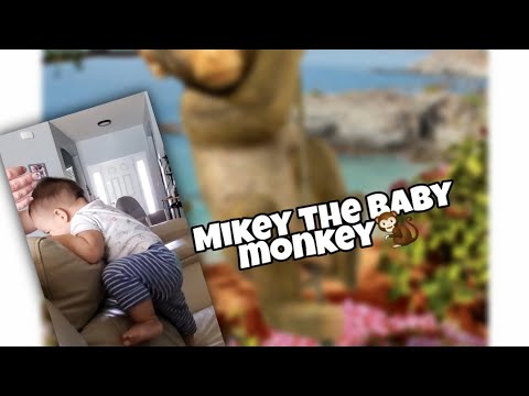 Mikey the monkey |with Aunt Maria &Grandma |The ryans - YouTube