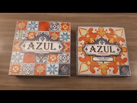 Azul + Azul: Crystal Mosaic Expansion - Unboxing - YouTube