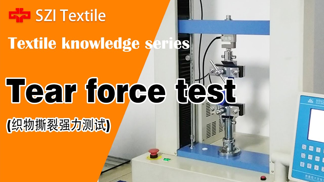 2021 Fabric tear force test｜tear strength｜the load-bearing capacity of ...