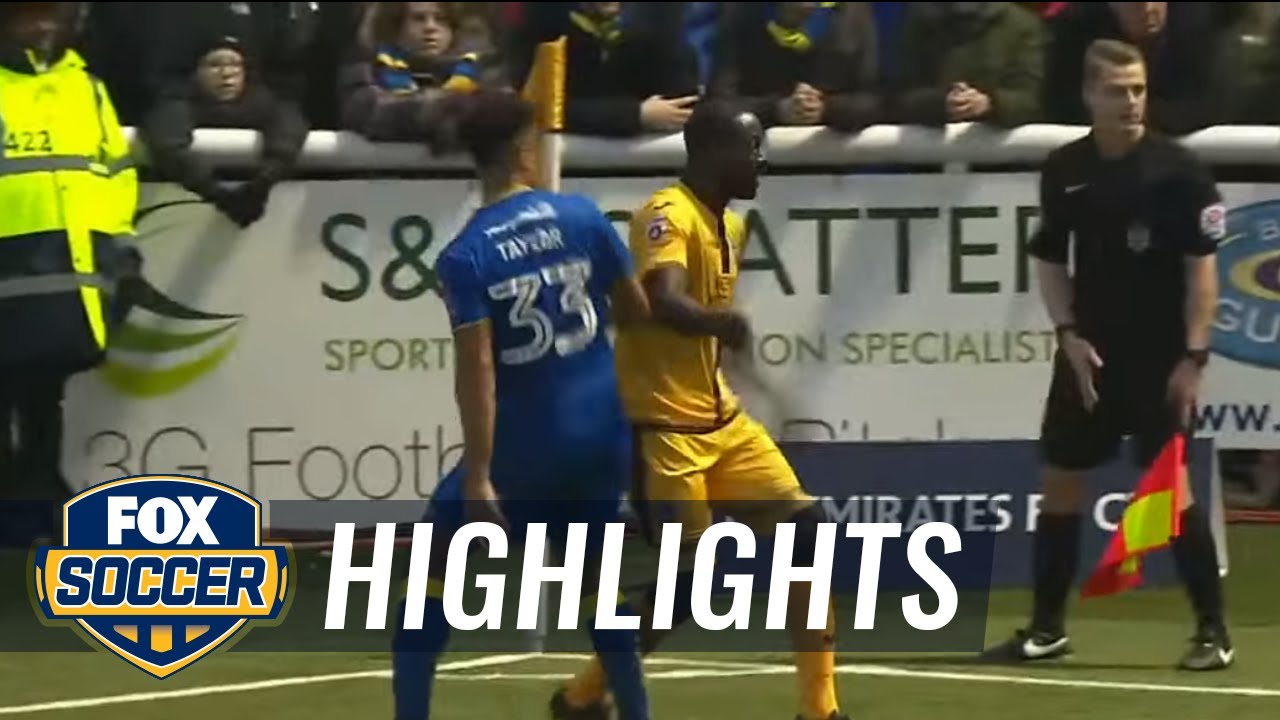 Sutton United vs. AFC Wimbledon | 2016-17 FA Cup Highlights - YouTube