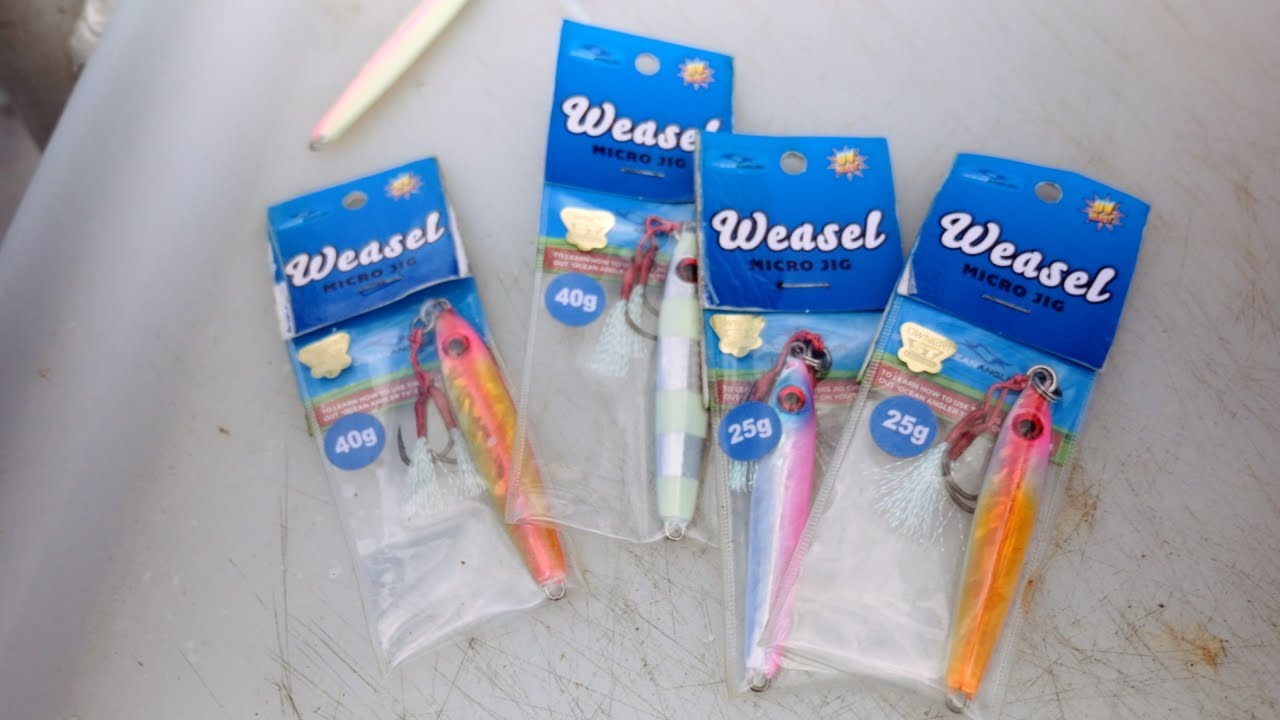 How to fish micro jigs - YouTube