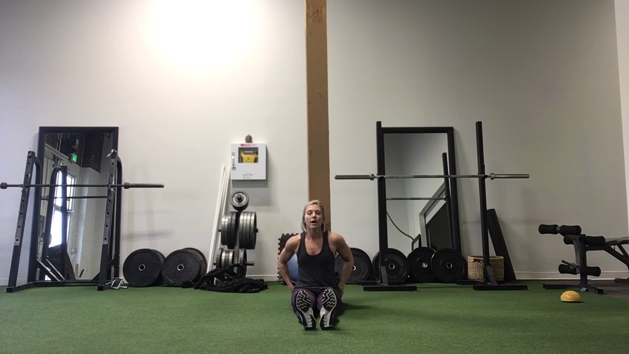 Straight Leg Lifts at the Wall - YouTube
