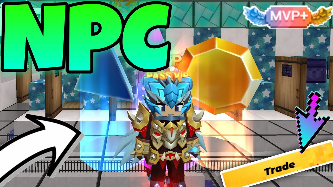New Gem Shop NPC in SkyBlock Blockman go - YouTube