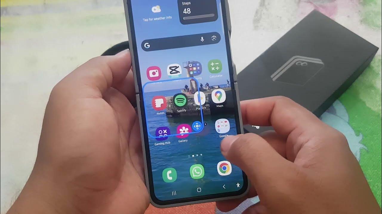 Samsung Z Flip 6: How to Enable or Disable Move Magnification With Cursor While Typing (Android ...