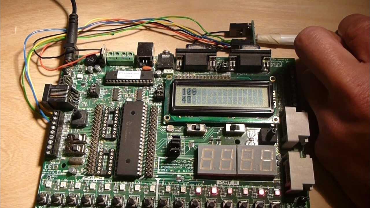 AS5030 rotary encoder with flowcode - YouTube