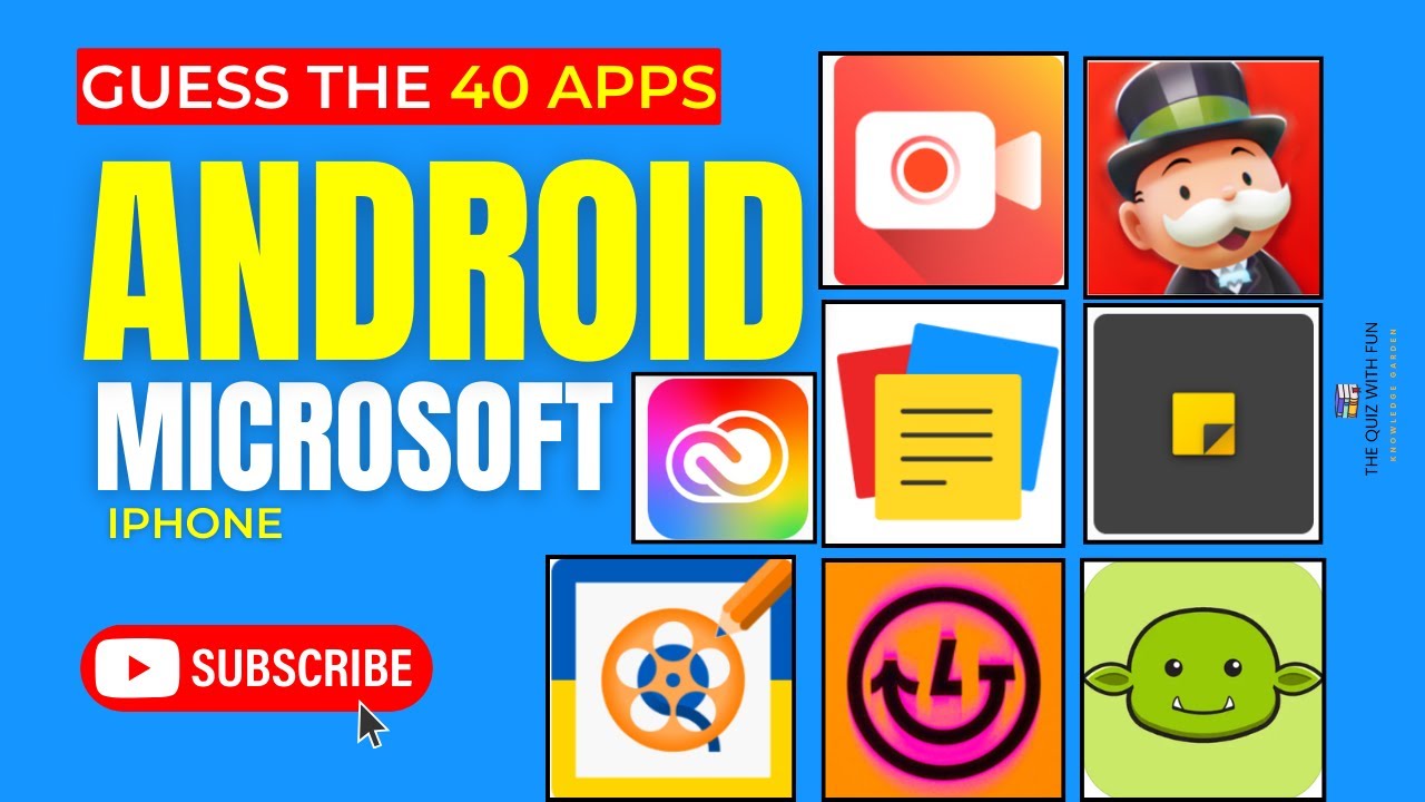 Guess the Famous Logo | Guess the App logo | Can you guess the 40 logos ...