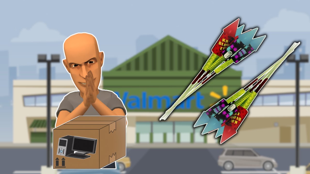 Classic Caillou Lights The Fireworks In Store/Steals The Laptop ...