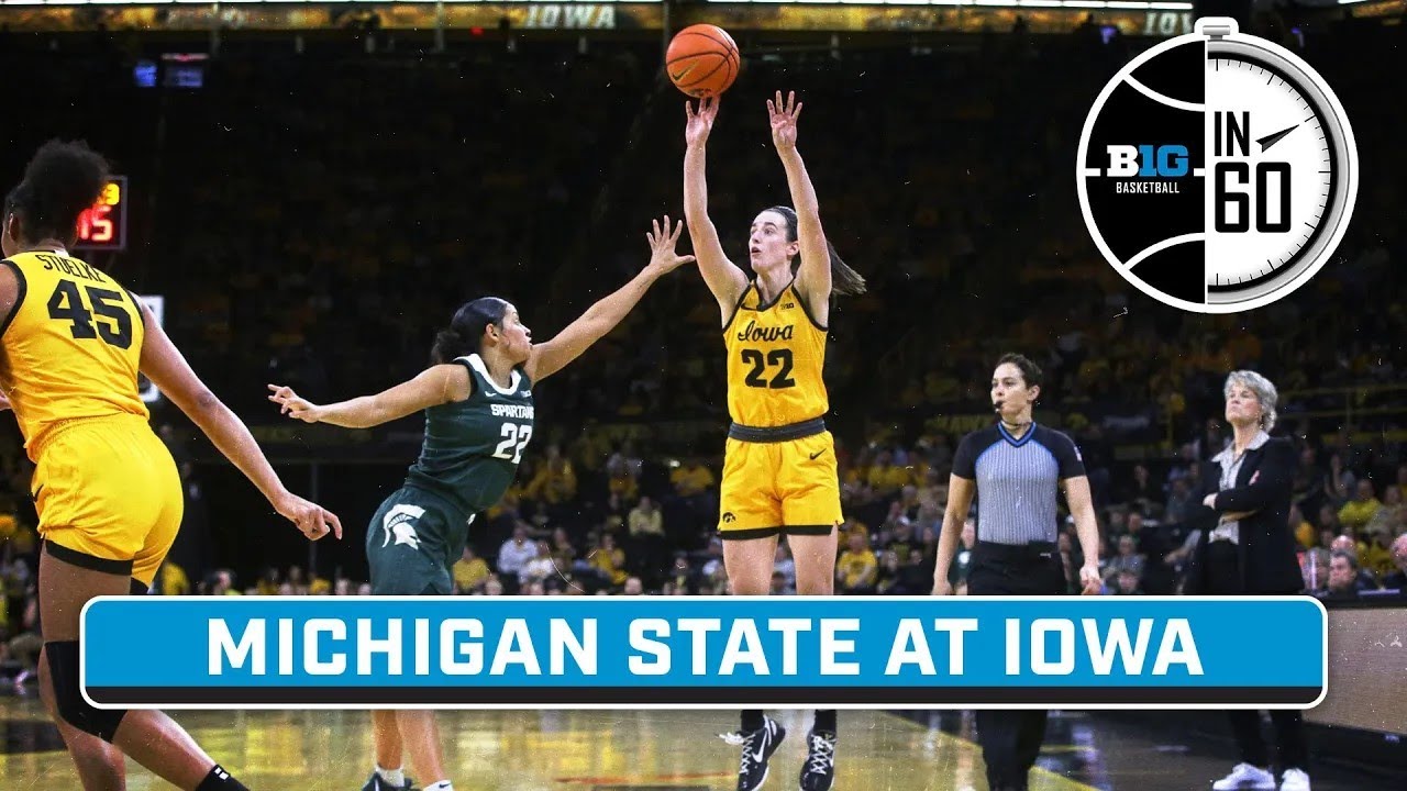 Michigan State at Iowa | Jan 2, 2024 | B1G Basketball in 60 - YouTube