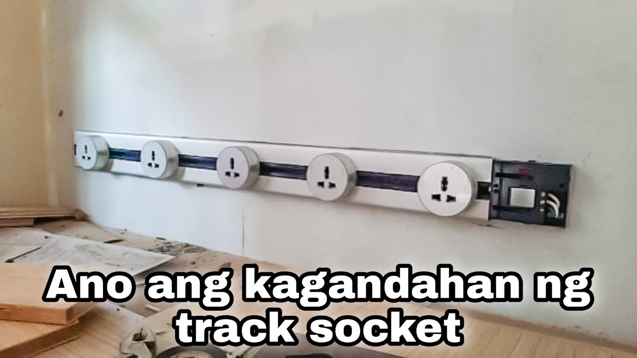 PAANO MAG INSTALL NG TRACK SOCKET | Pinoy Electrical Warrior - YouTube