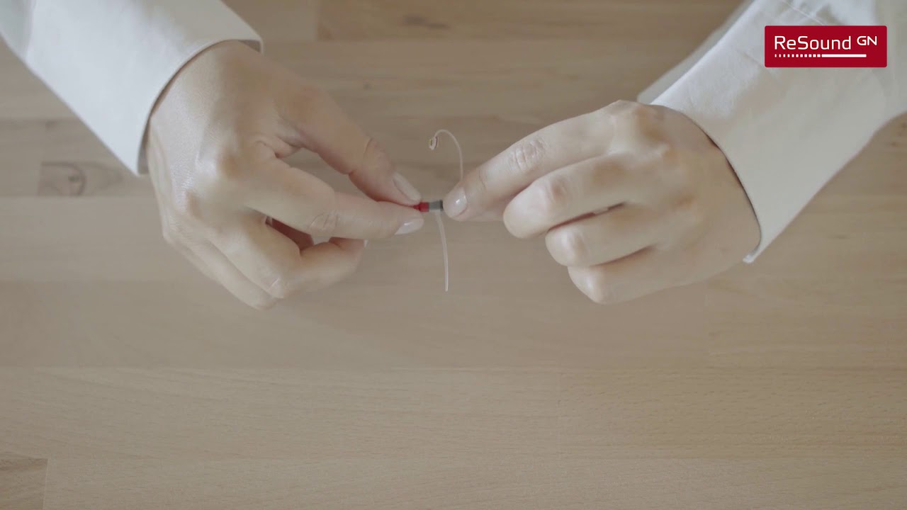 ReSound ONE: Insert/Remove sport lock for M&RIE - YouTube