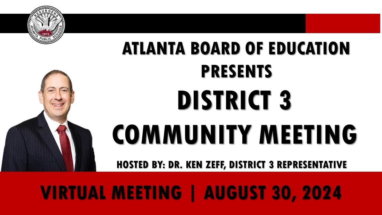 District 3 Community Meeting - August 30, 2024 - YouTube