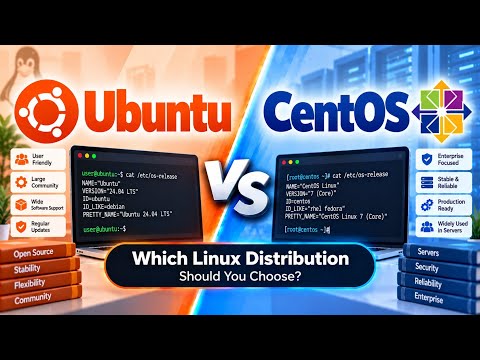 Ubuntu vs CentOS | Which Linux Distribution Should You Choose? | Uplatz