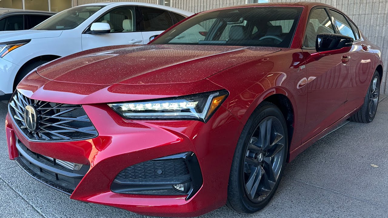 2024 Acura TLX A Spec - SH-AWD - Performance Red Pearl - Walkaround ...