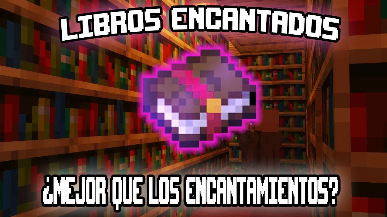 COMO USAR LOS LIBROS ENCANTADOS en MINECRAFT - YouTube