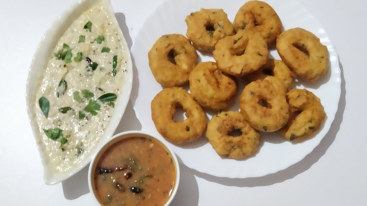 मेदु वडा रेसीपी | medu wada recipe with chutney | how to make medu wada ...