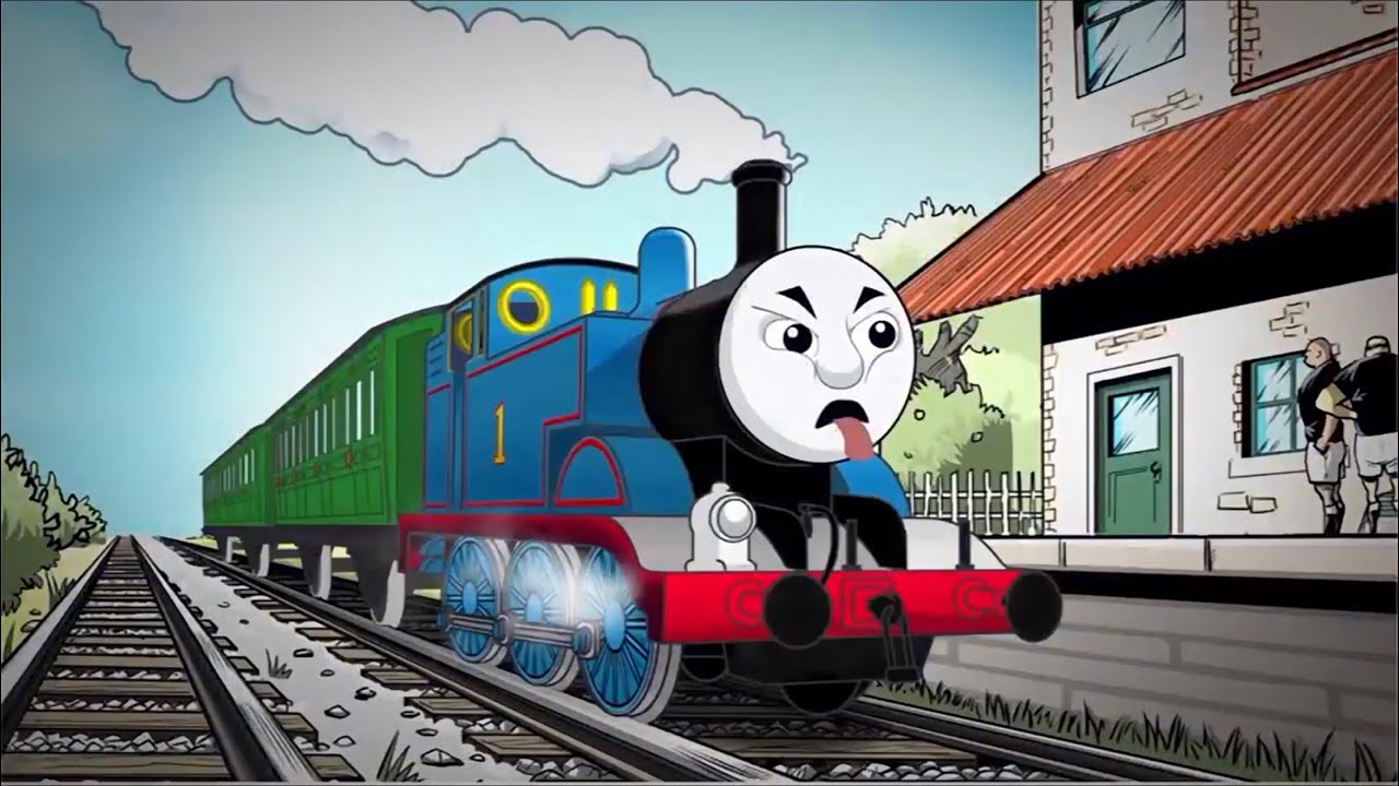 Thomas makes scary faces in New Zealand CBR3 remake - YouTube