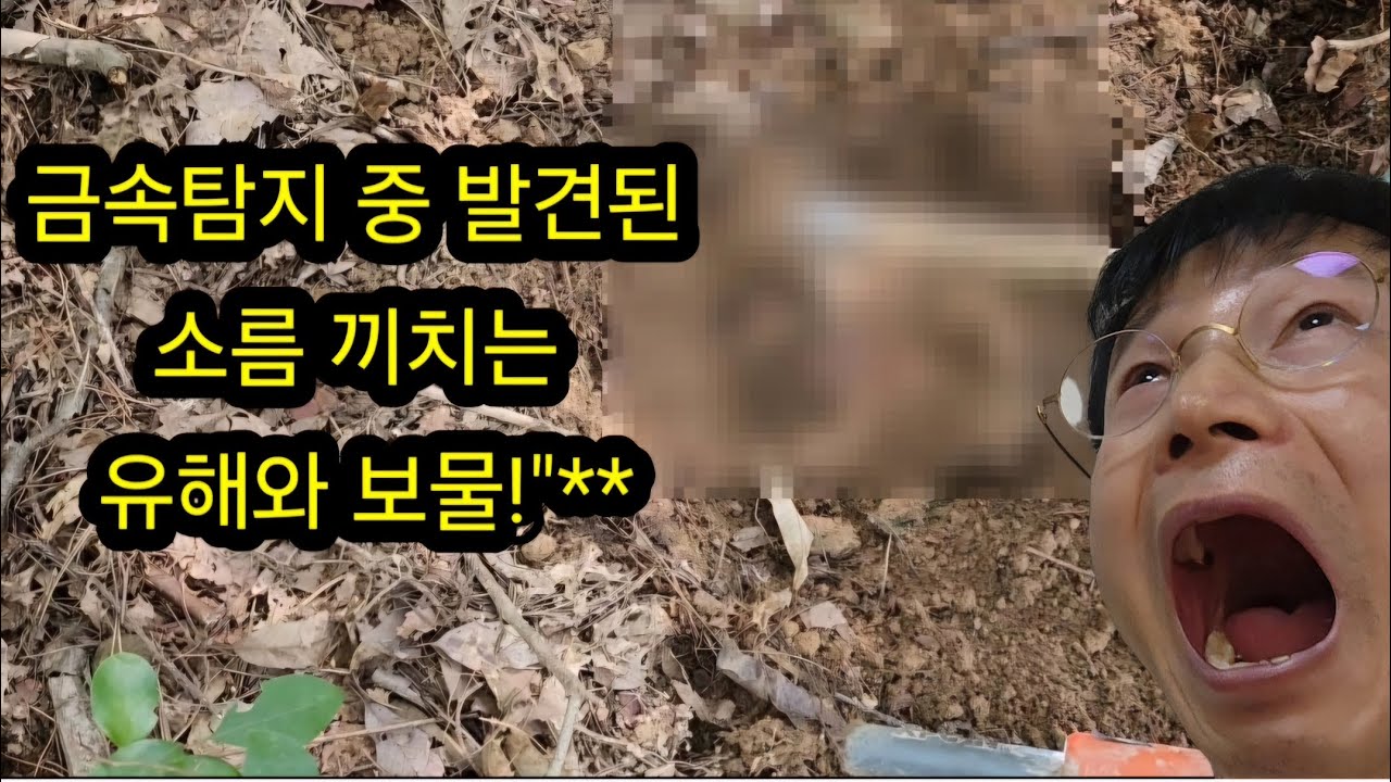 금속탐지 중 발견된 소름 끼치는 유해와 보물 탐험 탐사 여가활동 여가생활 보물찾기 취미생활 취미활동 조선 골동품 Youtube