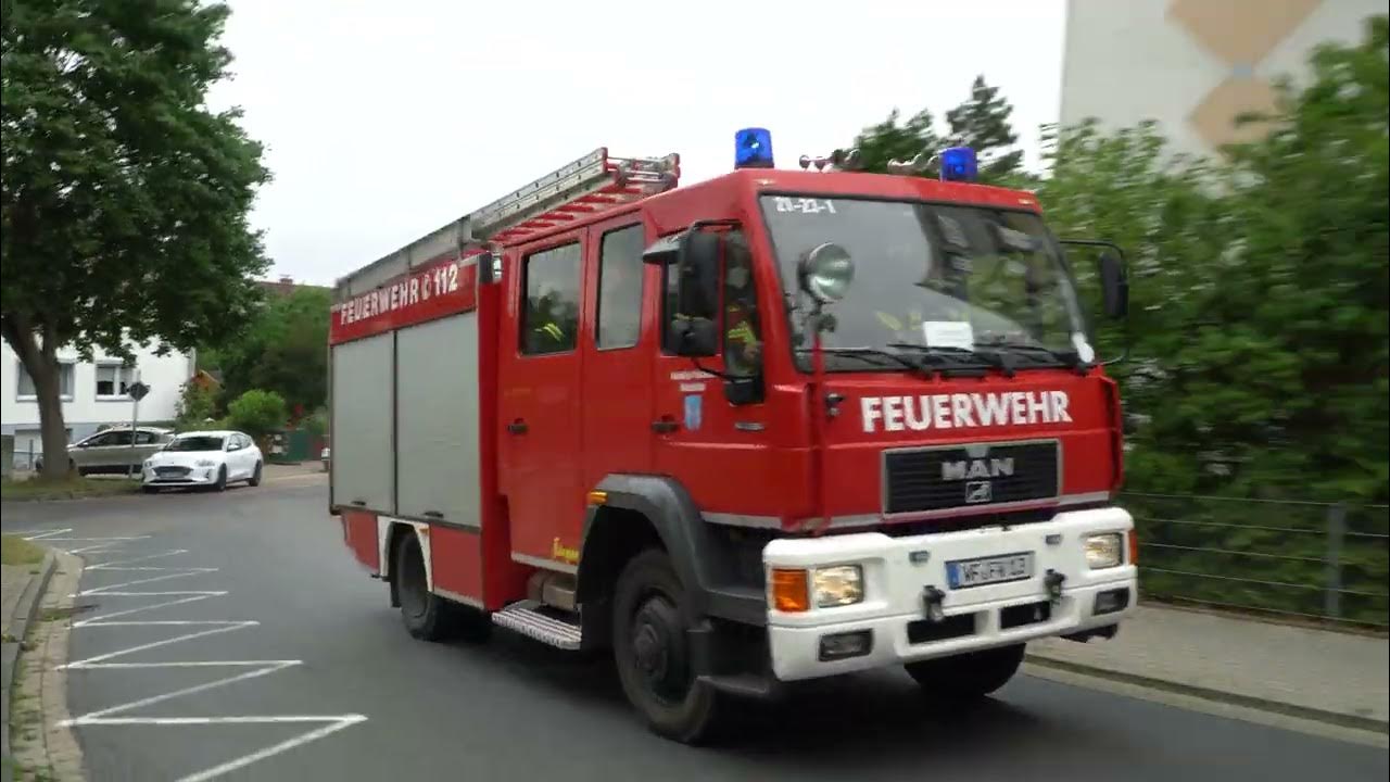 [TLF Zug 2 als Ersatz für TLF Zug 1] Alarmfahrt vom TLF 2 der OF WF als TLF 1 zu einem ...