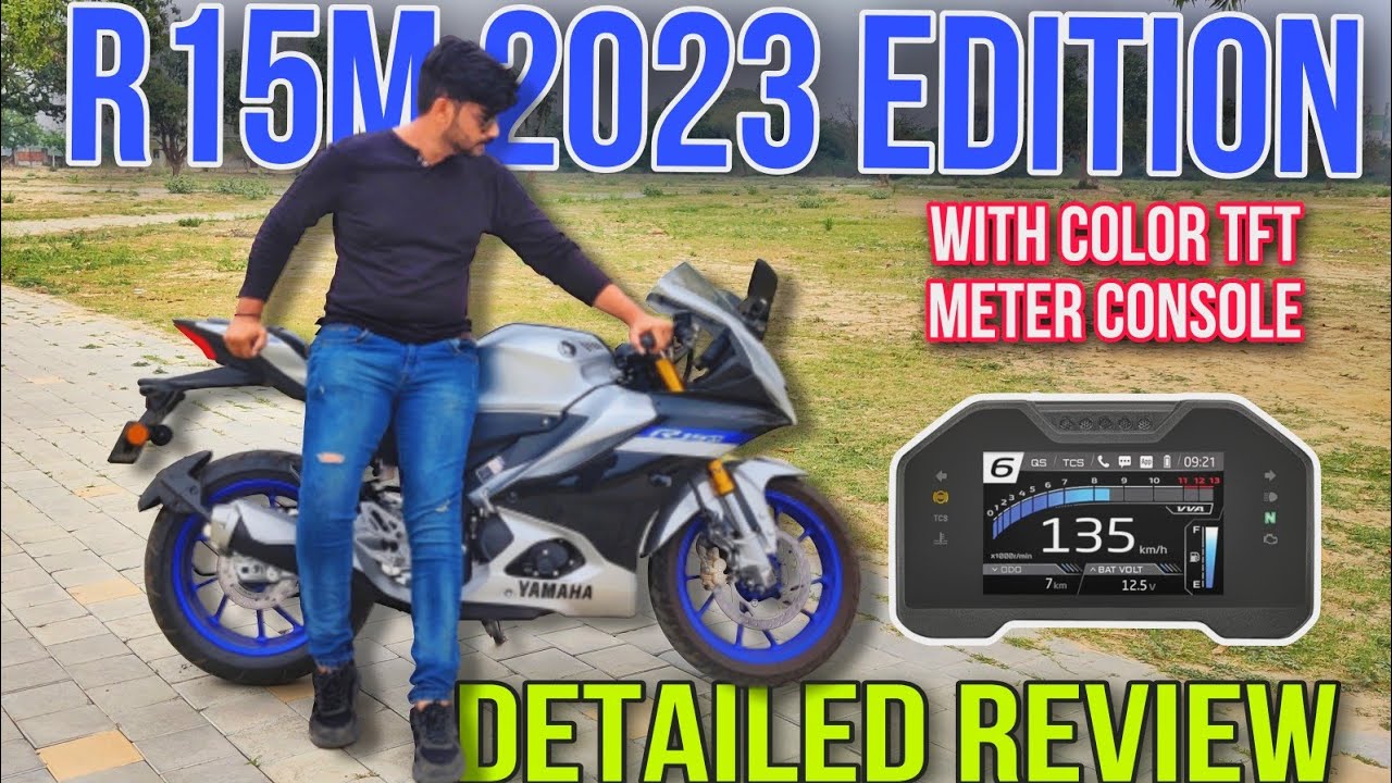 R15m 2023 Full Detail Review | Colour TFT Display | R1 DNA 🔥 ...