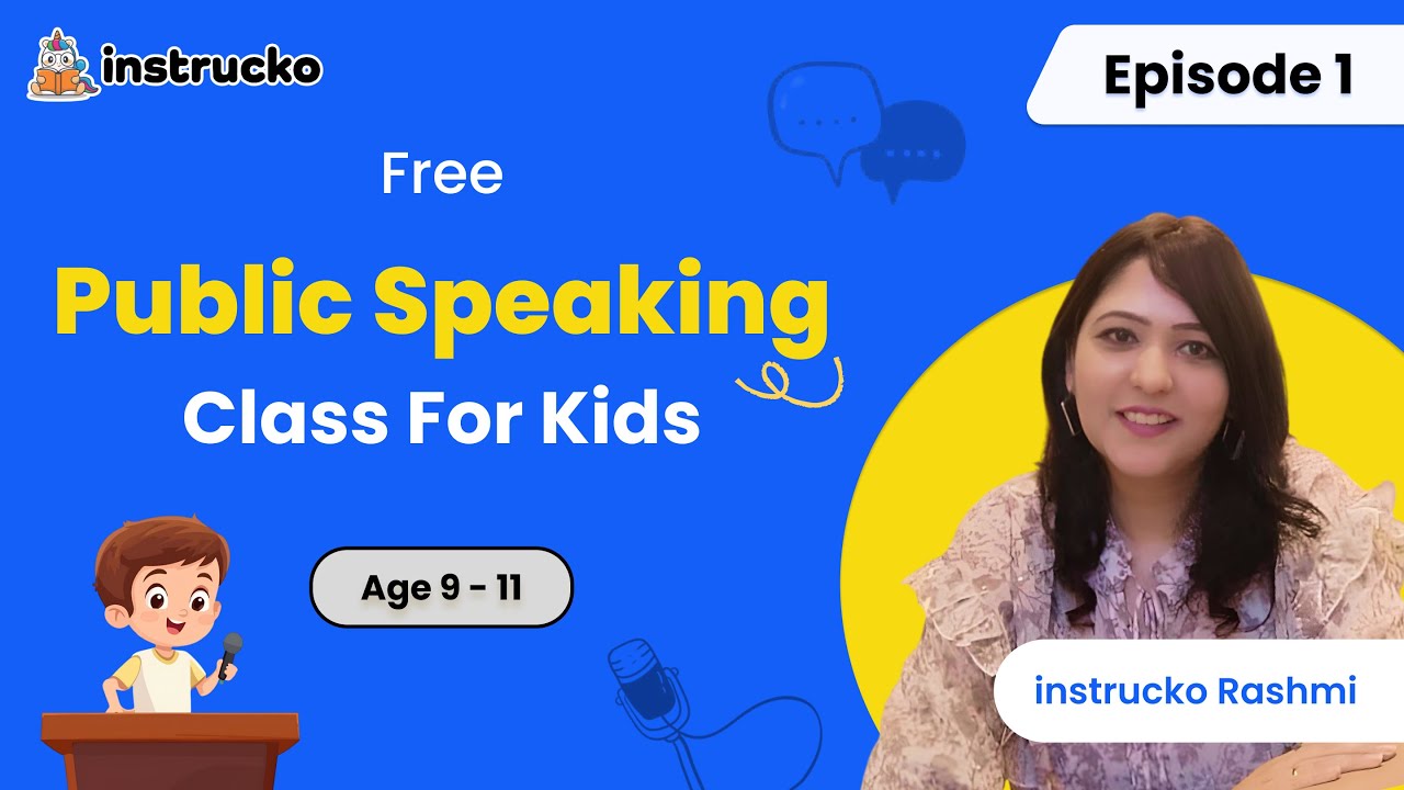 Public Speaking for Kids | Boost Confidence & Communication | Episode 1 ...