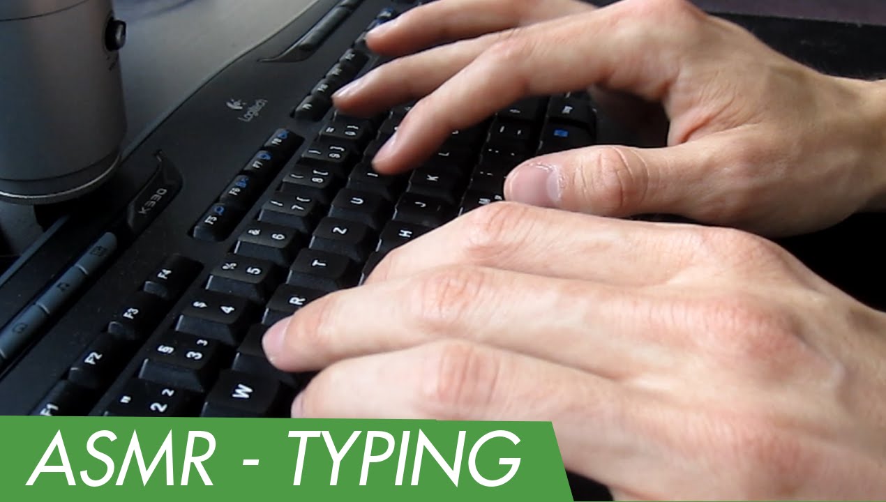 ASMR - Typing and Keyboard Sounds - For Relaxation and Sleep - No ...