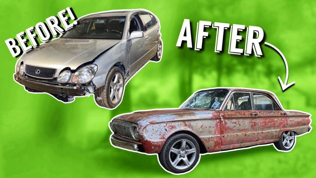 Body Swapping a Ford Falcon with a GS400 Lexus in 10 minutes! - YouTube