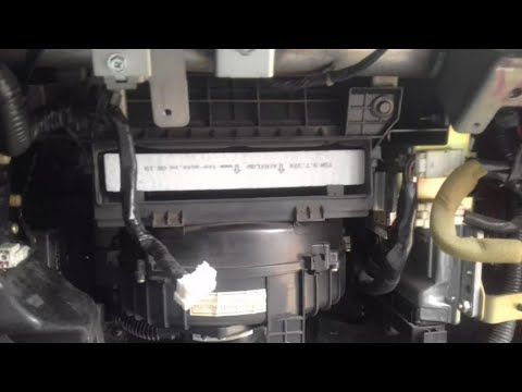 Нисан теана j31 доработка печки воздуха заборника,временное решение ...