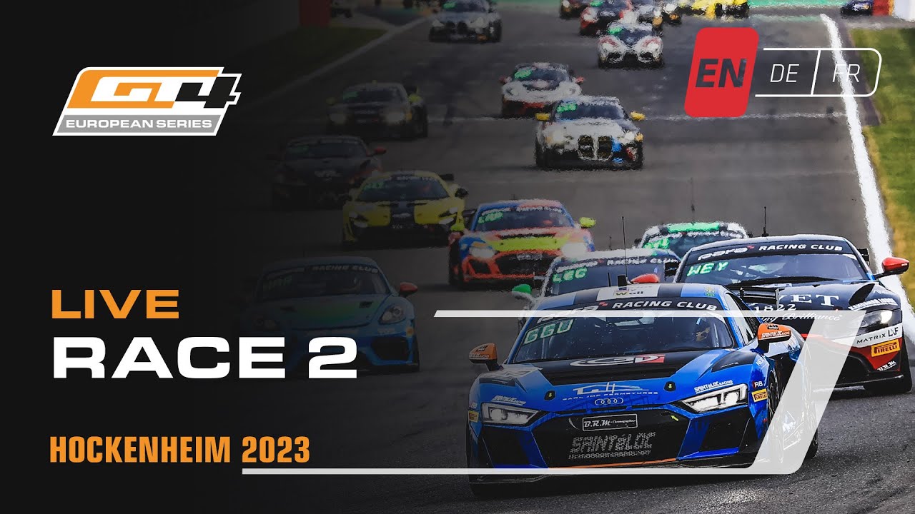 LIVE | Race 2 | Hockenheim | GT4 European Series powered by Rafa Racing ...