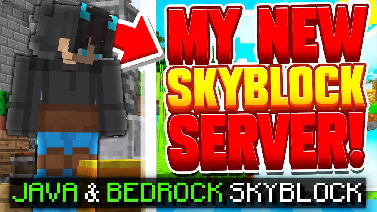 BRAND NEW OP SKYBLOCK SERVER 2022 | Minecraft Skyblock | 1.8- 1.19 ...