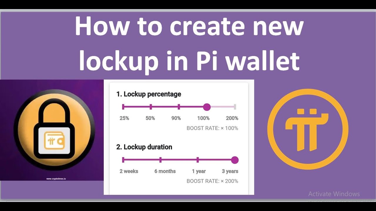 Pi Network: How to Create New Lockup in Pi Wallet Updated | Lockup ...