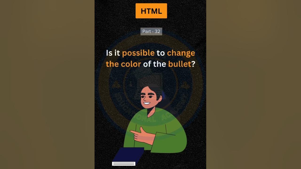 Html Part 32 Html Html5 Htmltags Attribute Htmlcss Colors Bullete Part32 Lifestyle