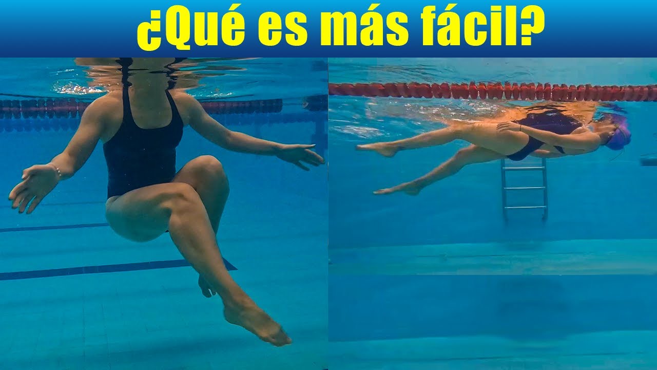 ¿Nadar o flotar? Paso #6 - YouTube