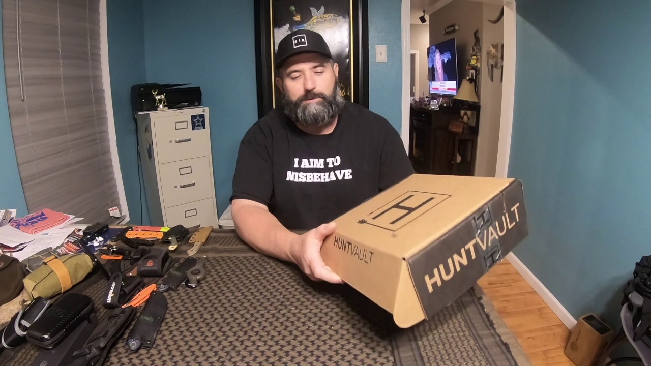 HuntVault Feb 2019 Unboxing - YouTube